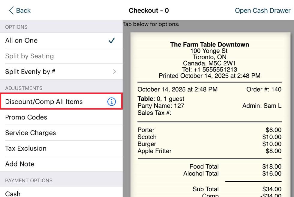 How Do I Apply Bill Discounts at Checkout?