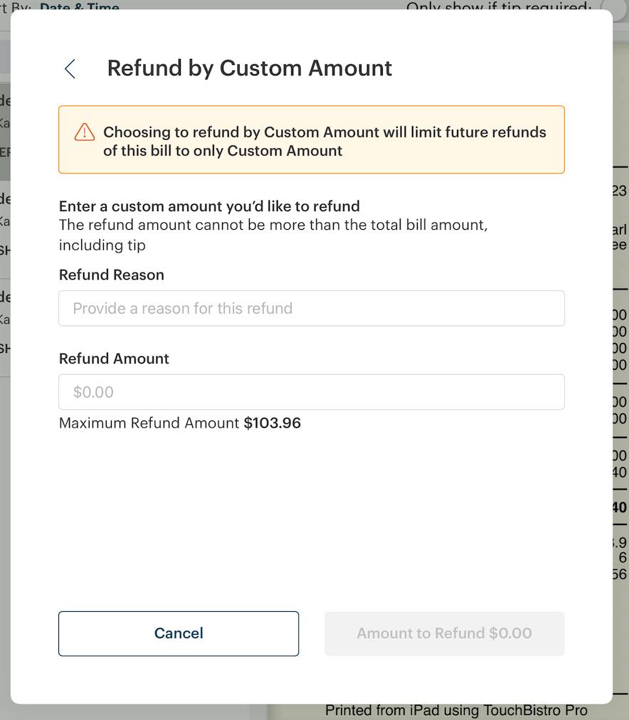Doing a Cash or Non-Integrated Credit Card Refund