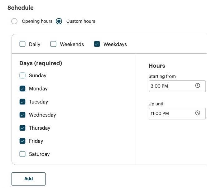 Menu Management: Menus