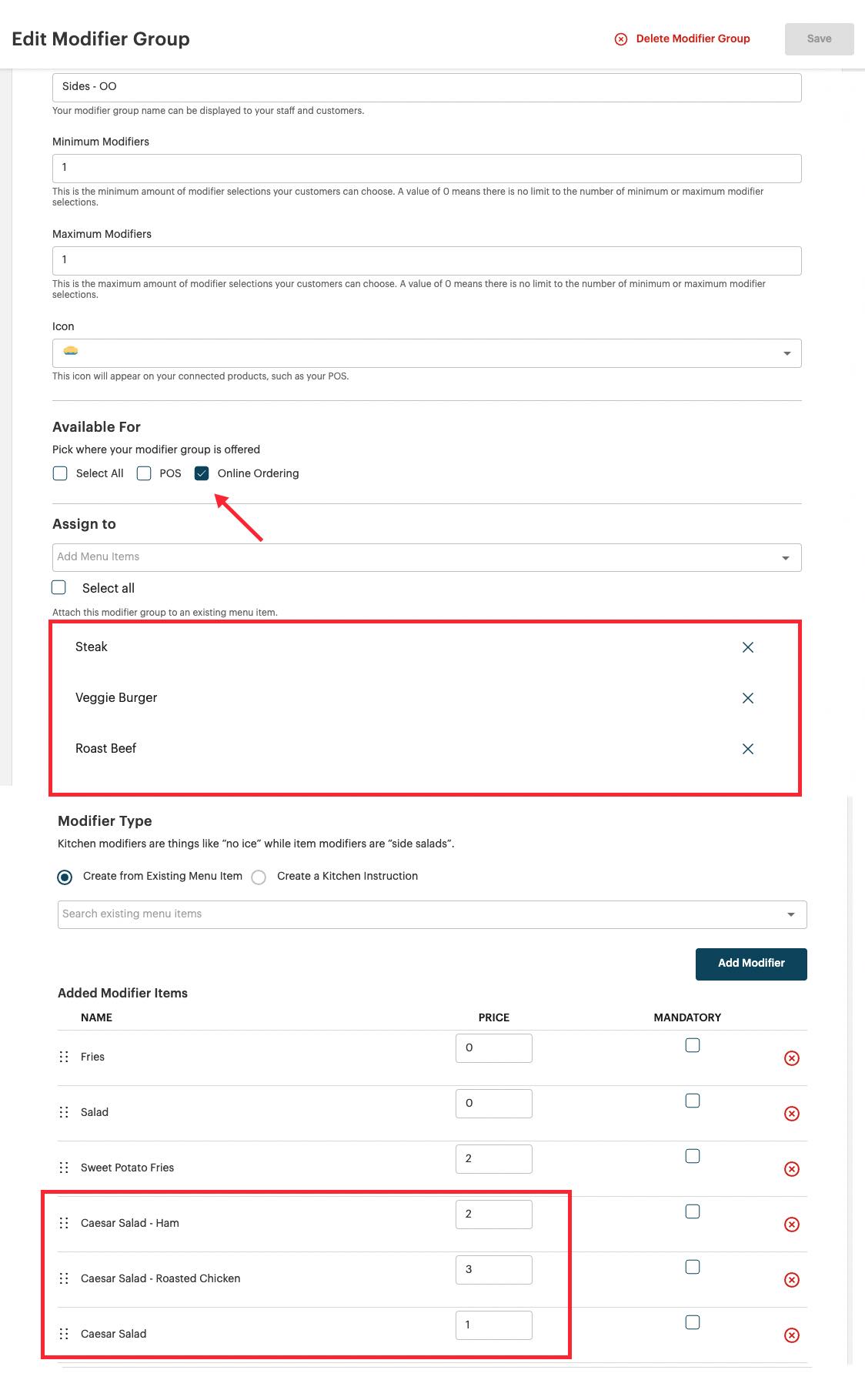 How to Set Up Your Menu for Online Ordering Using Menu Management on Cloud