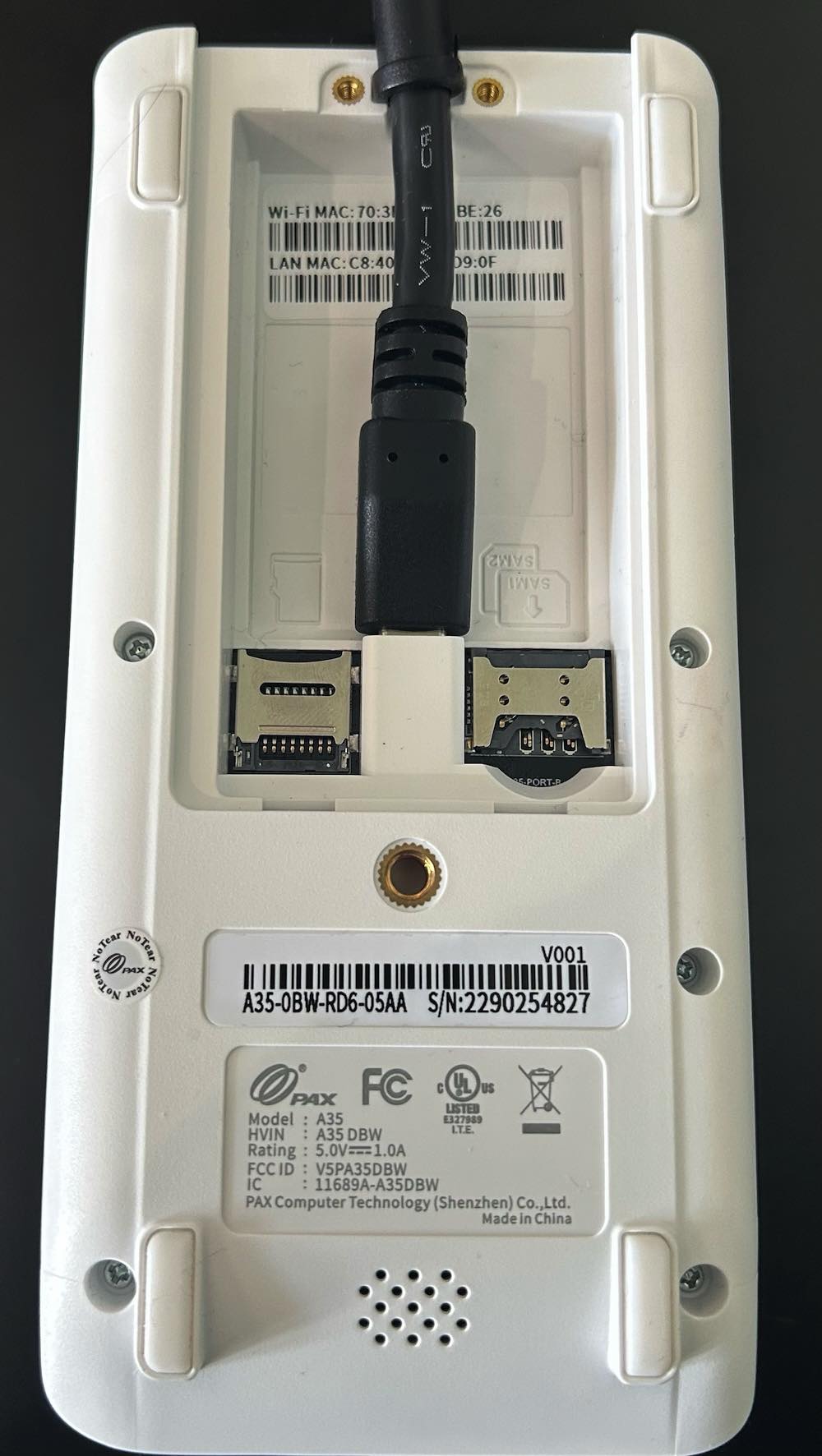 Moneris Go Plus A35: Setting Up Your Pin Pad