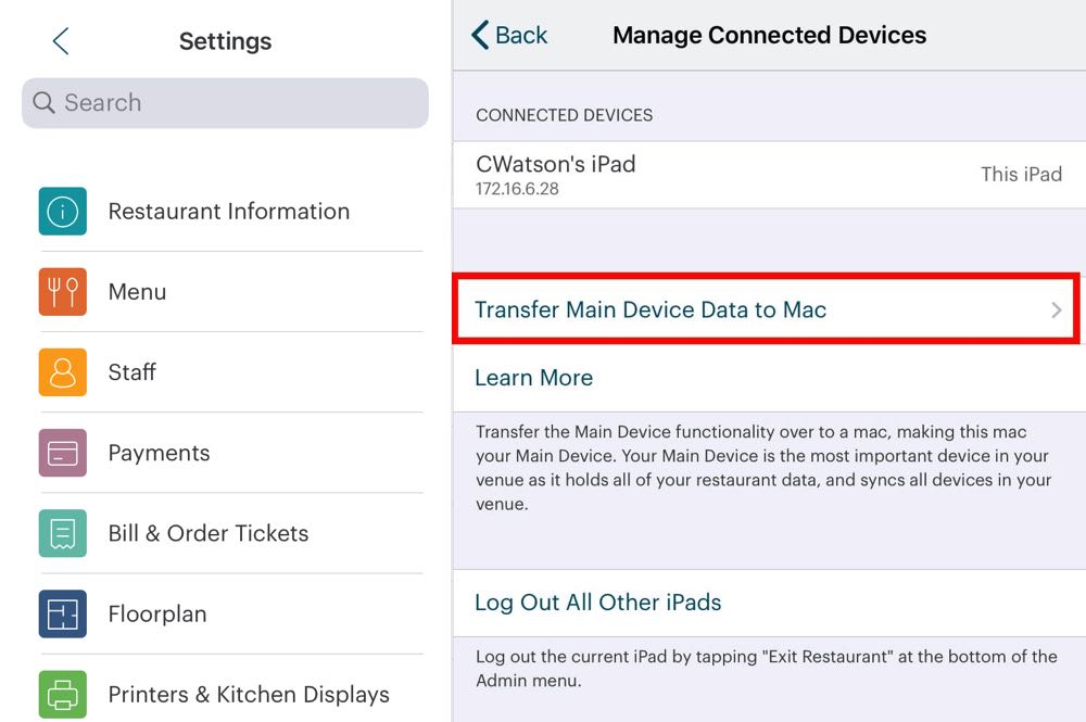POS Connectivity for Mac Pro Server