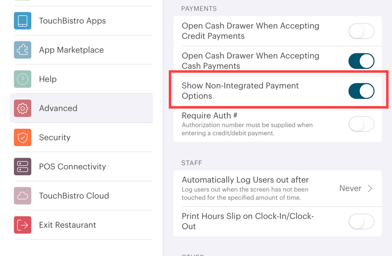 How to Use Non-Integrated Payment Types