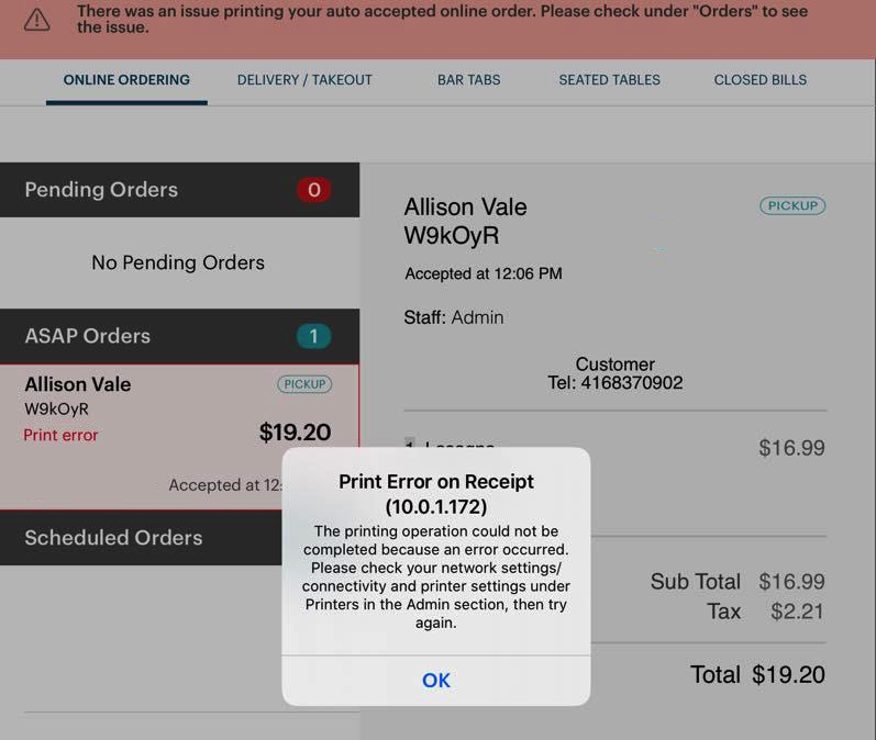 How to Enable Auto Accept for Online Ordering