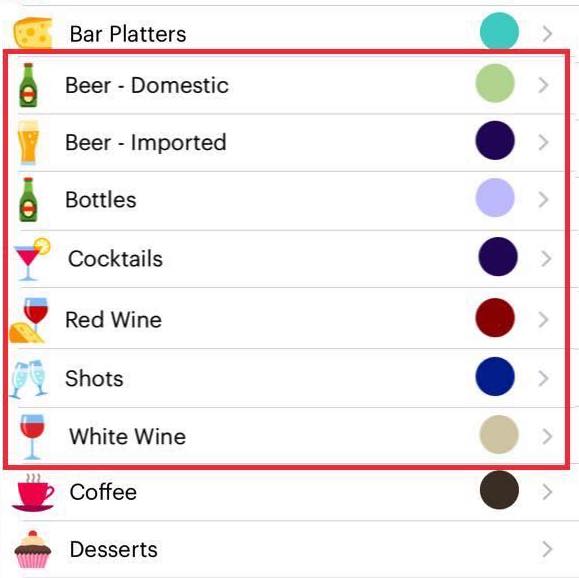 How Do I Customize Printing for My Bar and Bartenders?