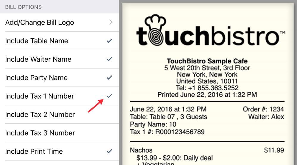 How to Set Up Your Bill and Order Tickets