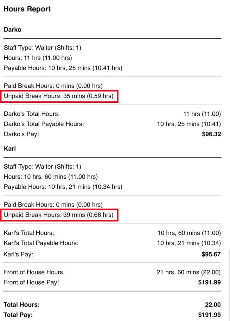 How to Set Up Staff Breaks