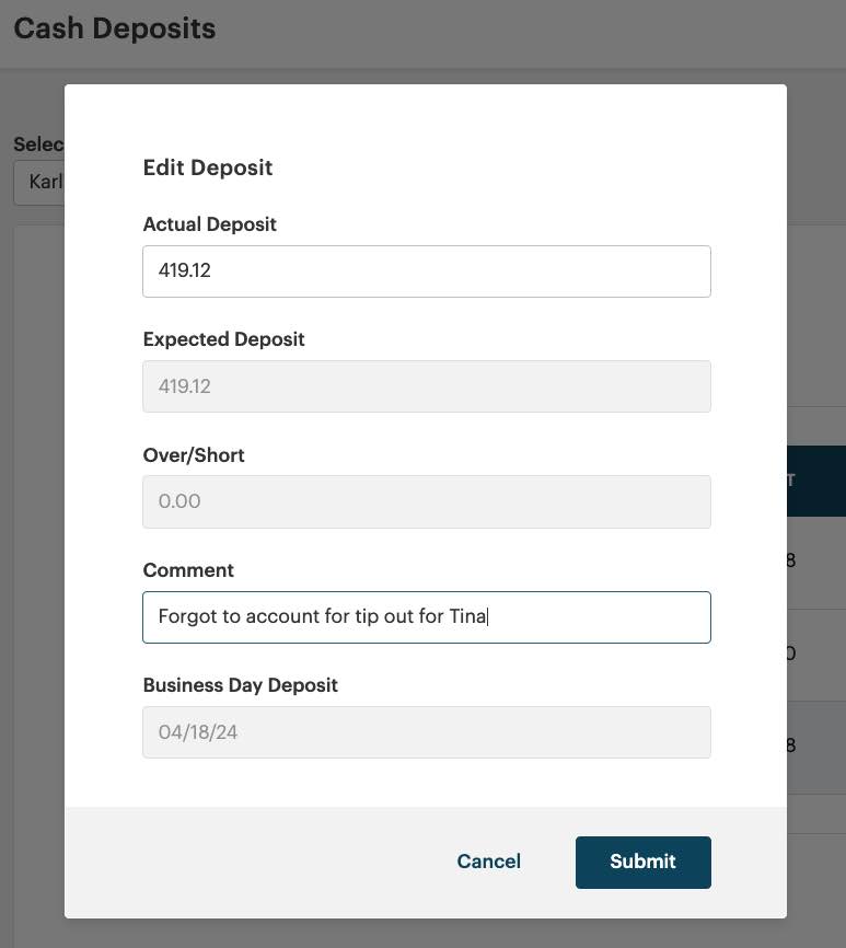 How to Complete Your End of Day Cash Deposit