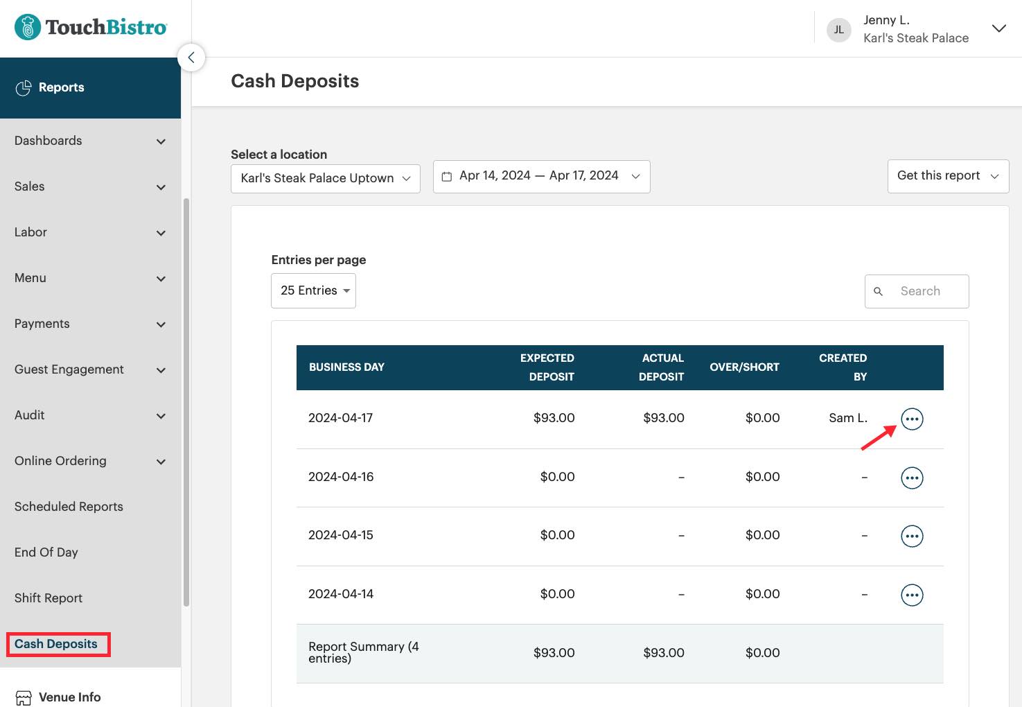 How to Complete Your End of Day Cash Deposit