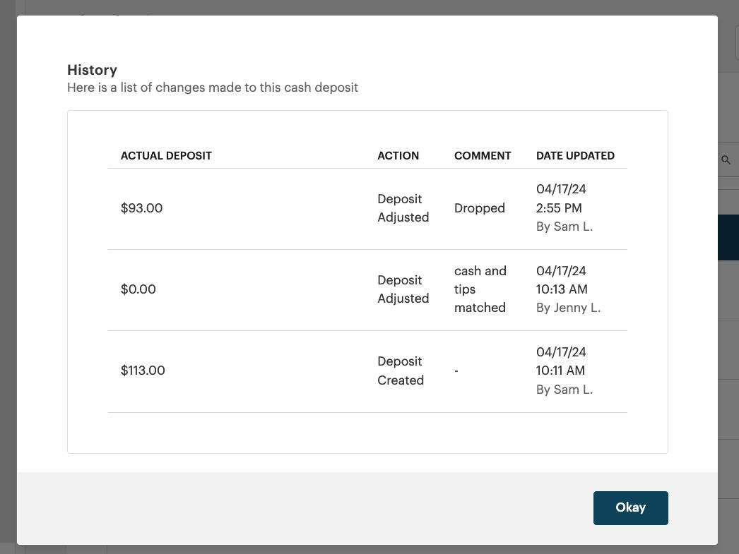 How to Complete Your End of Day Cash Deposit