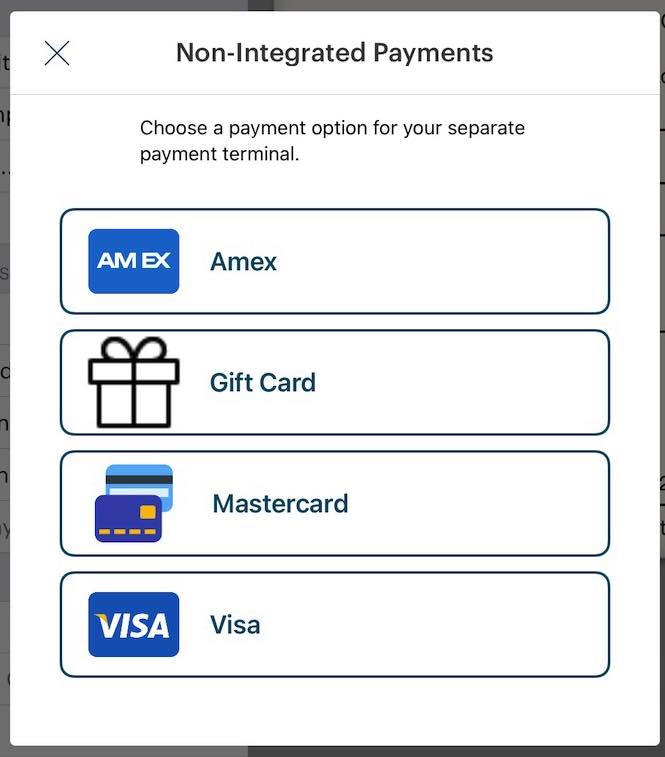 How to Use Non-Integrated Payment Types