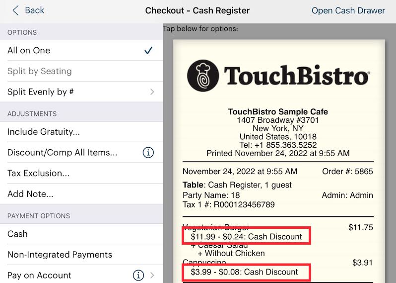 How Do I Set Up a Cash discount or Credit Card Fee?