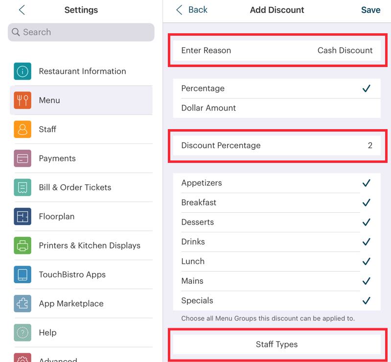 How Do I Set Up a Cash discount or Credit Card Fee?