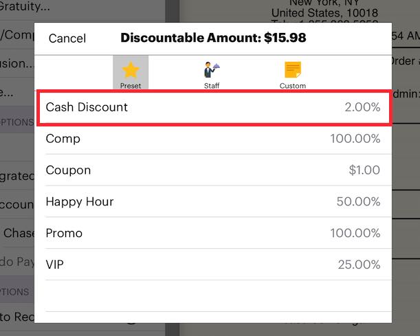 How Do I Set Up a Cash discount or Credit Card Fee?