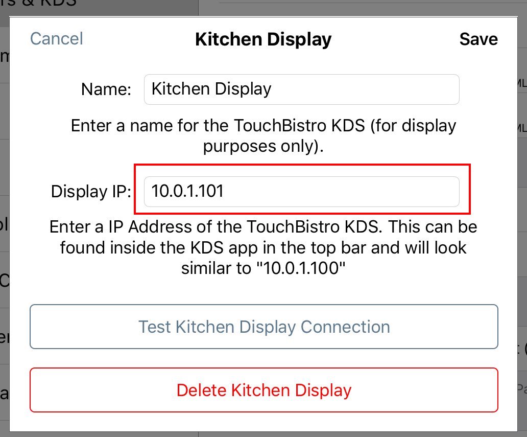Step 2: How Do I Set Up a TouchBistro KDS?