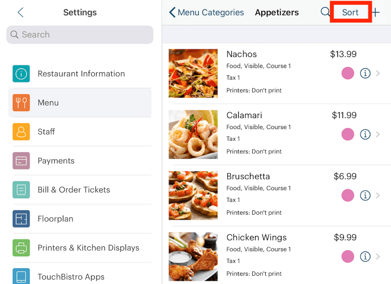 How to Set Up Menu Items in TouchBistro POS