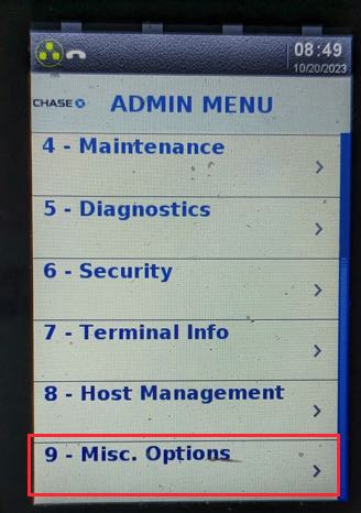 Step 2: How to Set Up a Chase Desk/5000 in TouchBistro