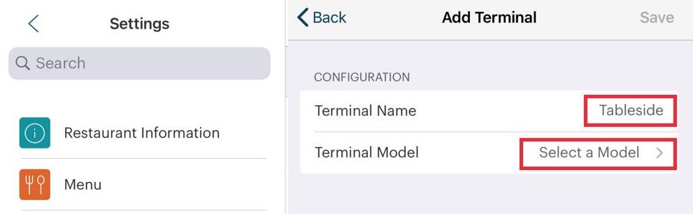 Step 2: How to Set up the Chase Move/5000 in TouchBistro