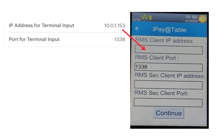Step 2: How to Set up the Chase Move/5000 in TouchBistro