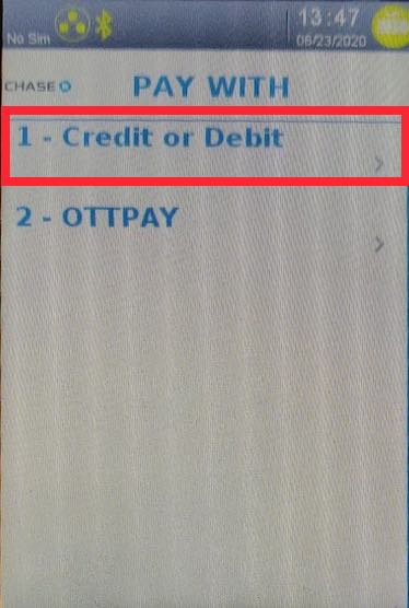 How to Accept Payments Using the Chase Move/5000