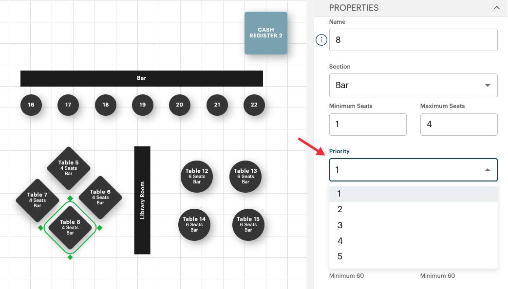 Setting Up Reservations On Cloud - Floor Plan