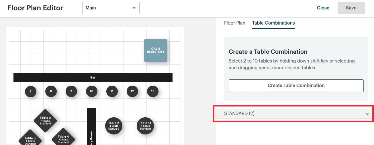 Setting Up Reservations On Cloud - Floor Plan