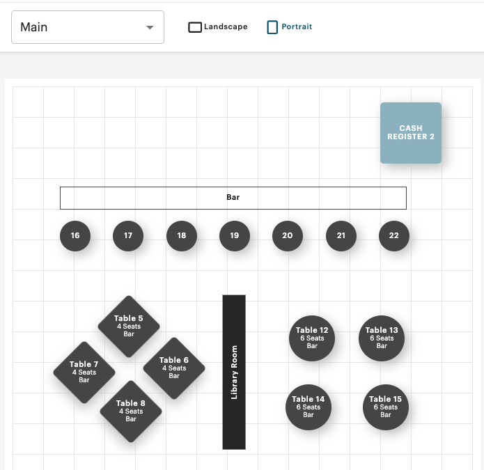 Setting Up Reservations On Cloud - Floor Plan