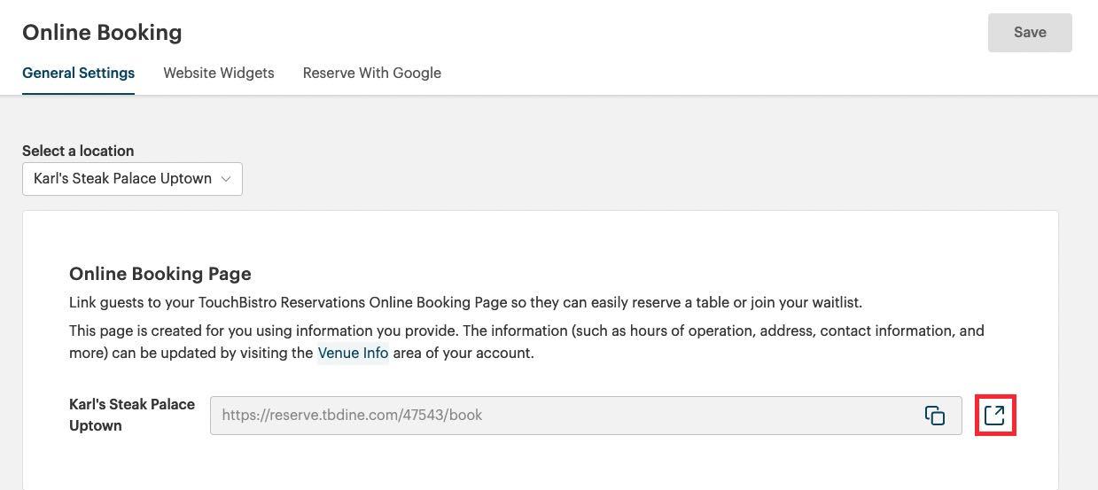 Setting Up Reservations On Cloud - Online Booking