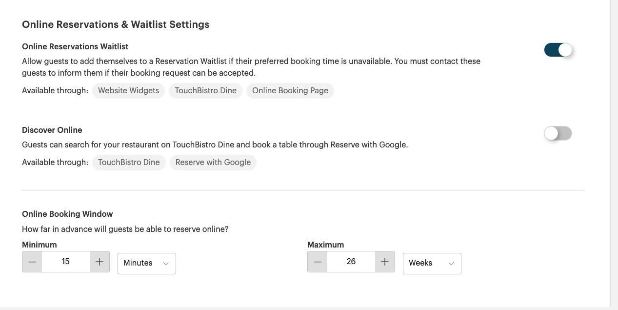 Setting Up Reservations On Cloud - Online Booking