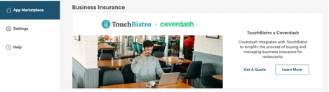 How to Use TouchBistro x Coverdash