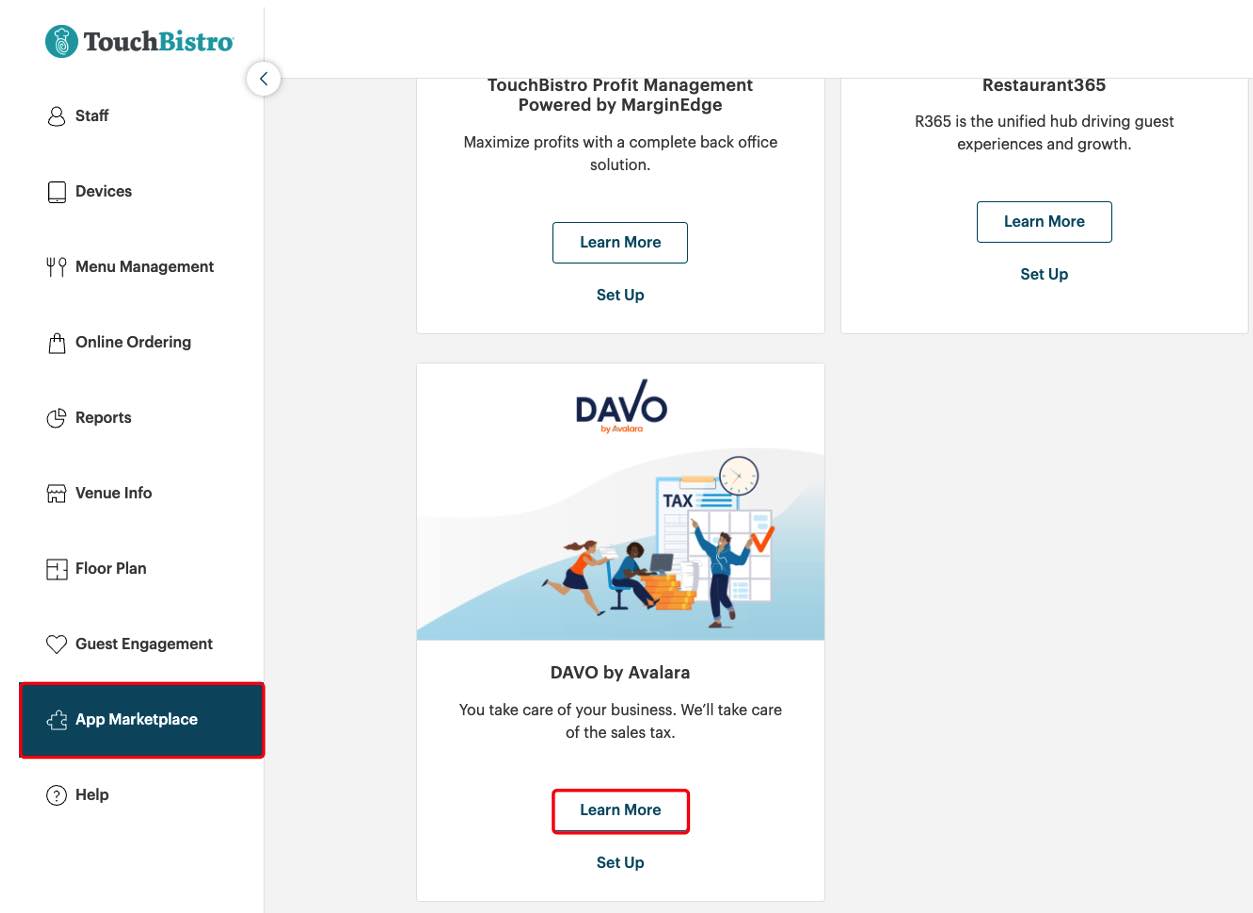 Integrating with DAVO by Avalara