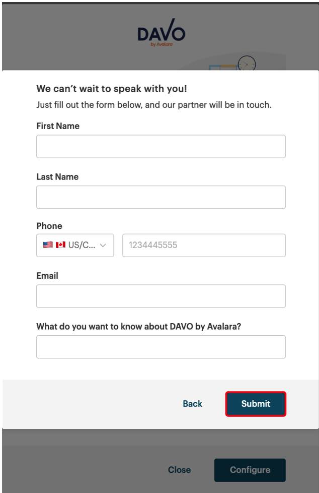 Integrating with DAVO by Avalara