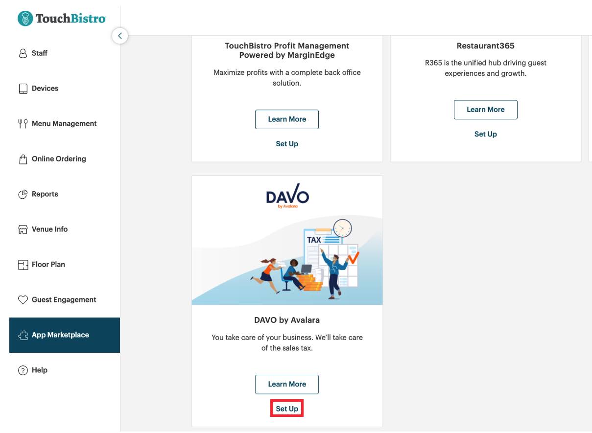 Integrating with DAVO by Avalara