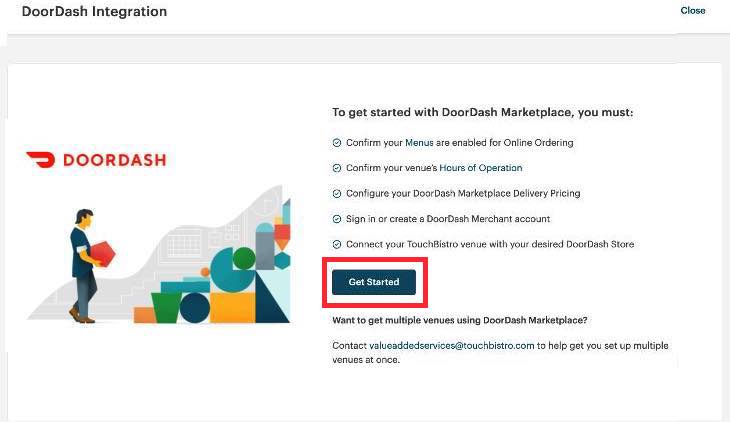 Integrating with DoorDash
