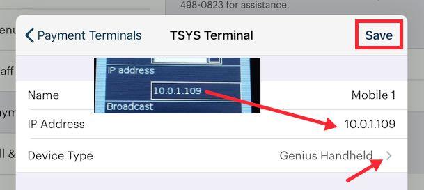Setting Up the TSYS e285