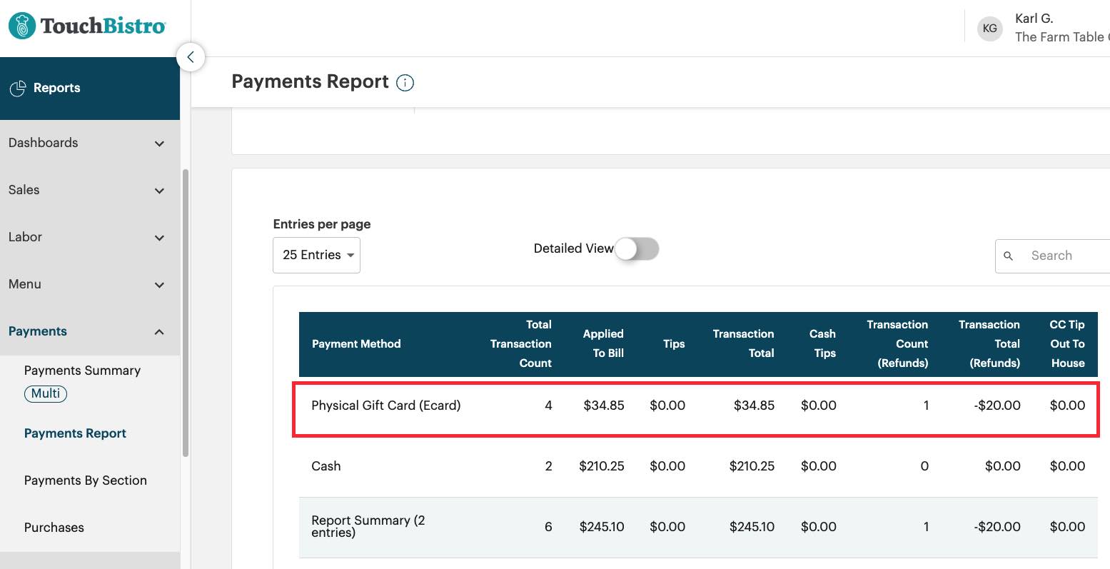 How To Set Up Physical Gift Cards and View Reports