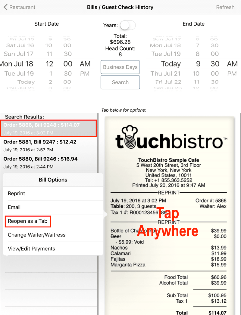 How To Delete a Closed Bill