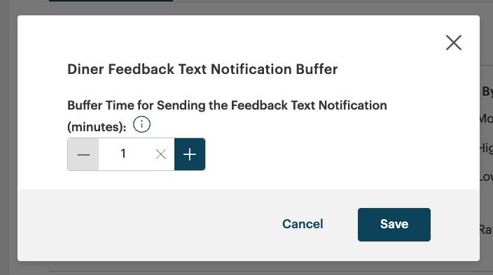 Managing Diner Feedback