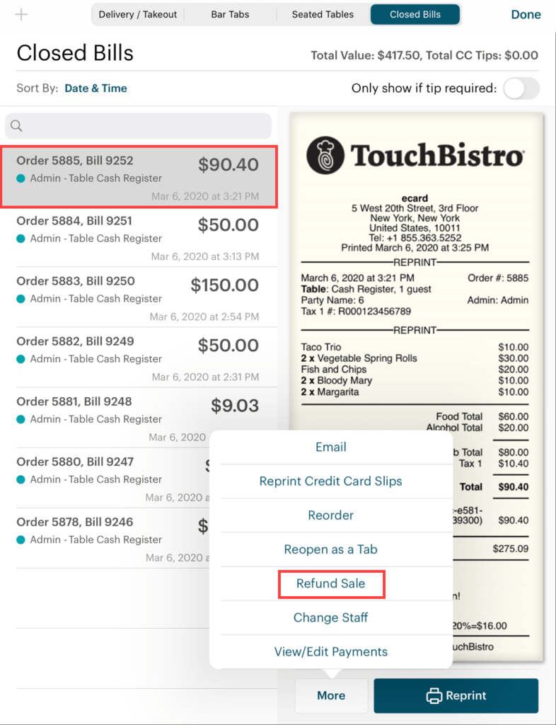 Doing a Cash or Non-Integrated Credit Card Refund