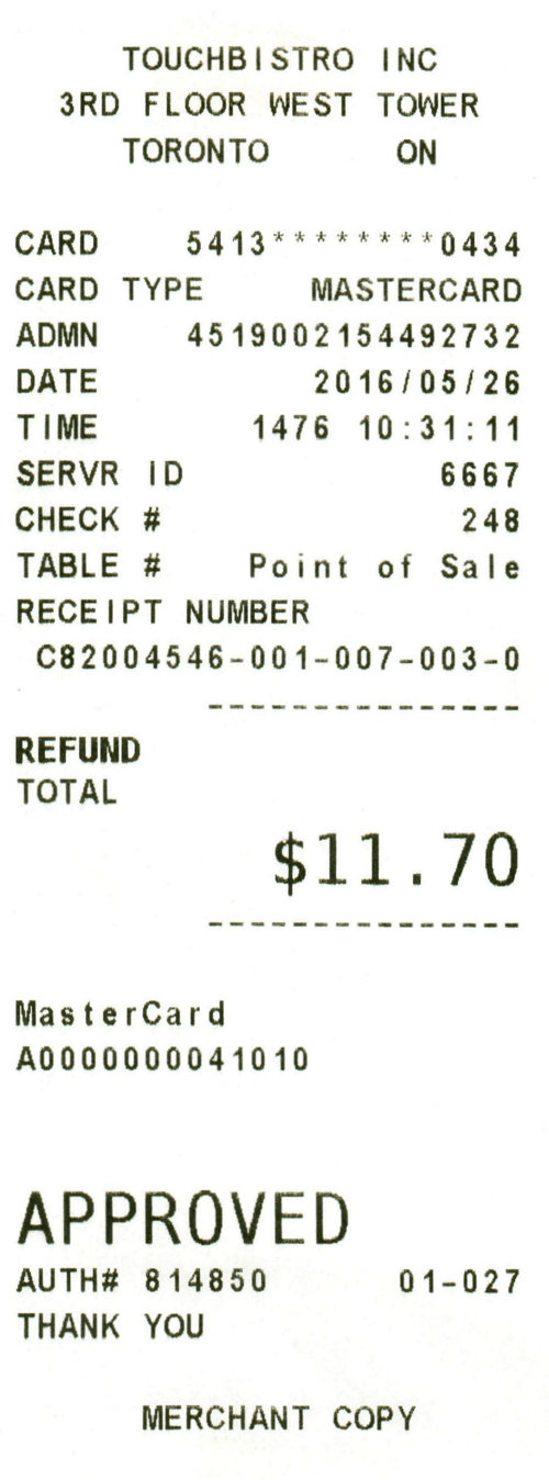 What Do Kitchen Tickets and Receipts Look Like When Printed?