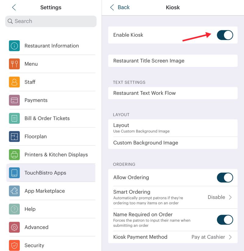 How to Set Up TouchBistro Kiosk on TouchBistro POS