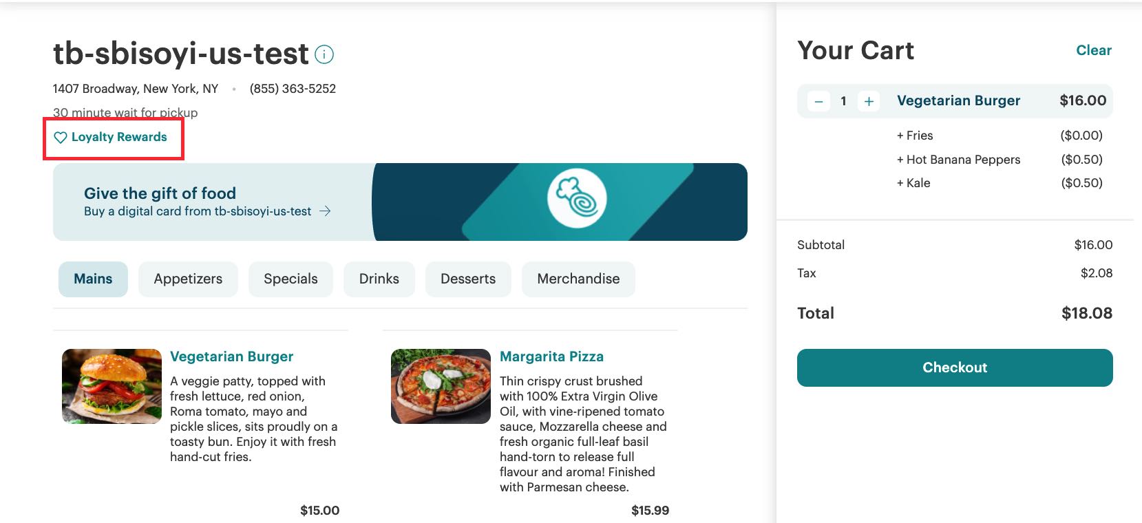 How to Use Online Ordering and Loyalty