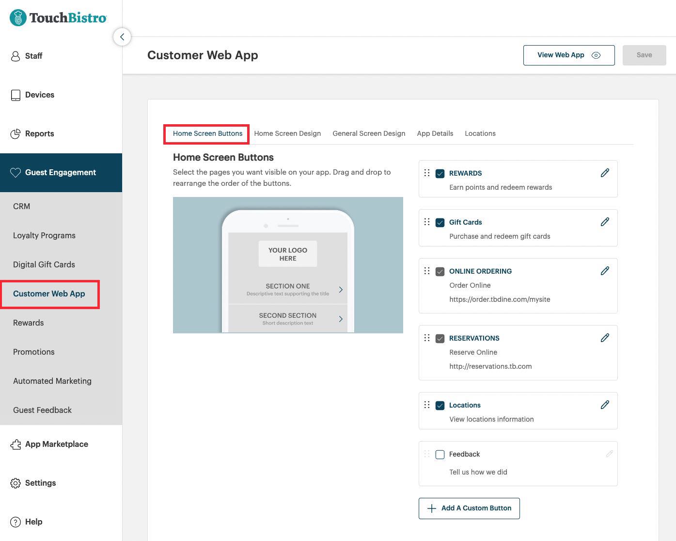 How To Set Up Your Customer Web App