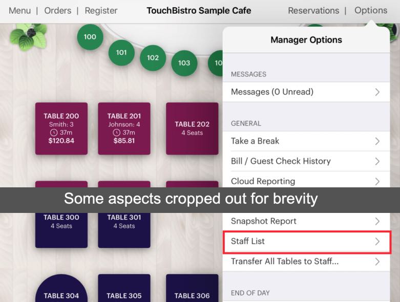 How To Manage the Staff List