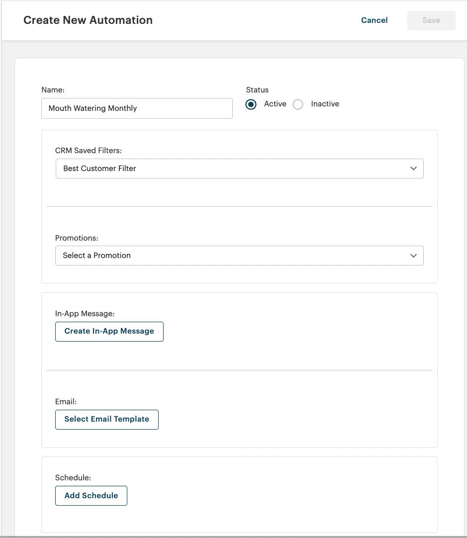 Creating and Managing Marketing Automations