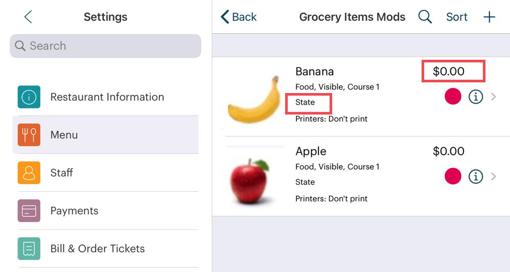 How To Use Menu Modifiers
