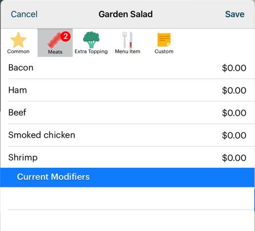 How to Use Modifier Groups in Cloud Menu