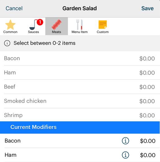 How to Use Modifier Groups in Cloud Menu