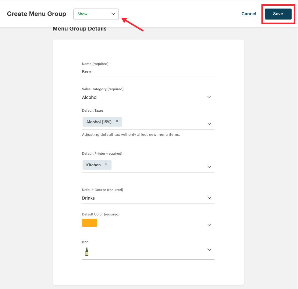 How to Set Up Menu Groups and Add Menu Items