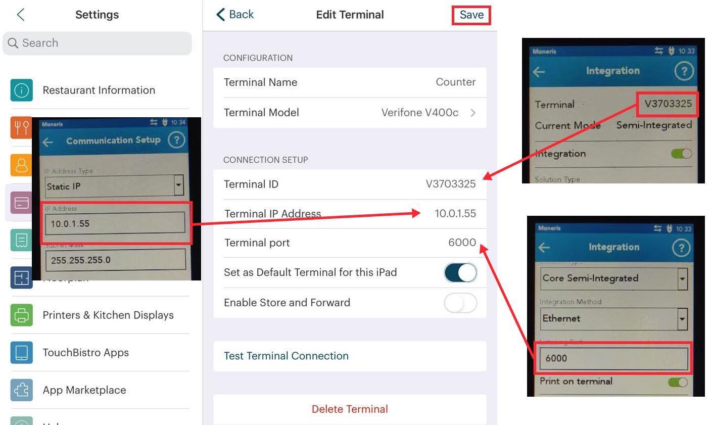 Setting Up Your Moneris Move/5000 or V400M Payment Terminal